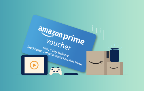 Up to 12% off - Get Amazon Prime Membership Gift Card | GyFTR